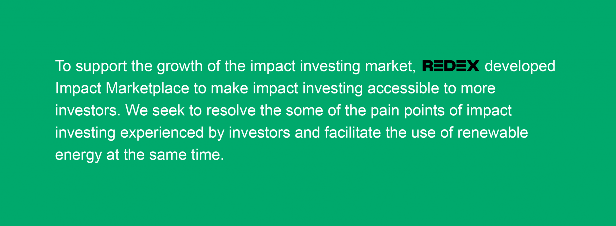 An Introduction to Impact Investing (Part Three) | REDEX