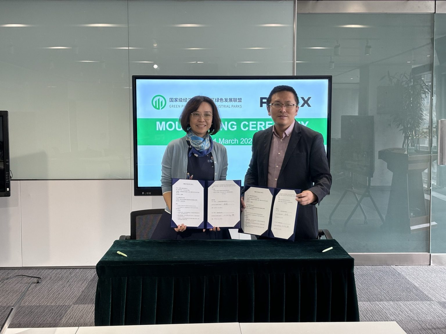 REDEX signs MoU with China’s Green Partnership of Industrial Parks